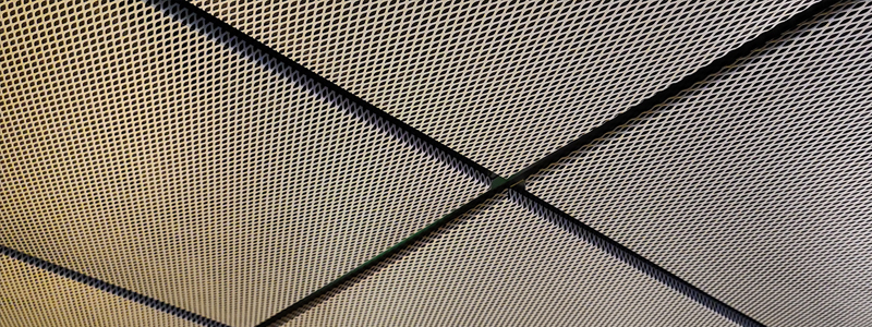 Stylish Robust Metal Suspended Ceiling Mesh ANB Metal